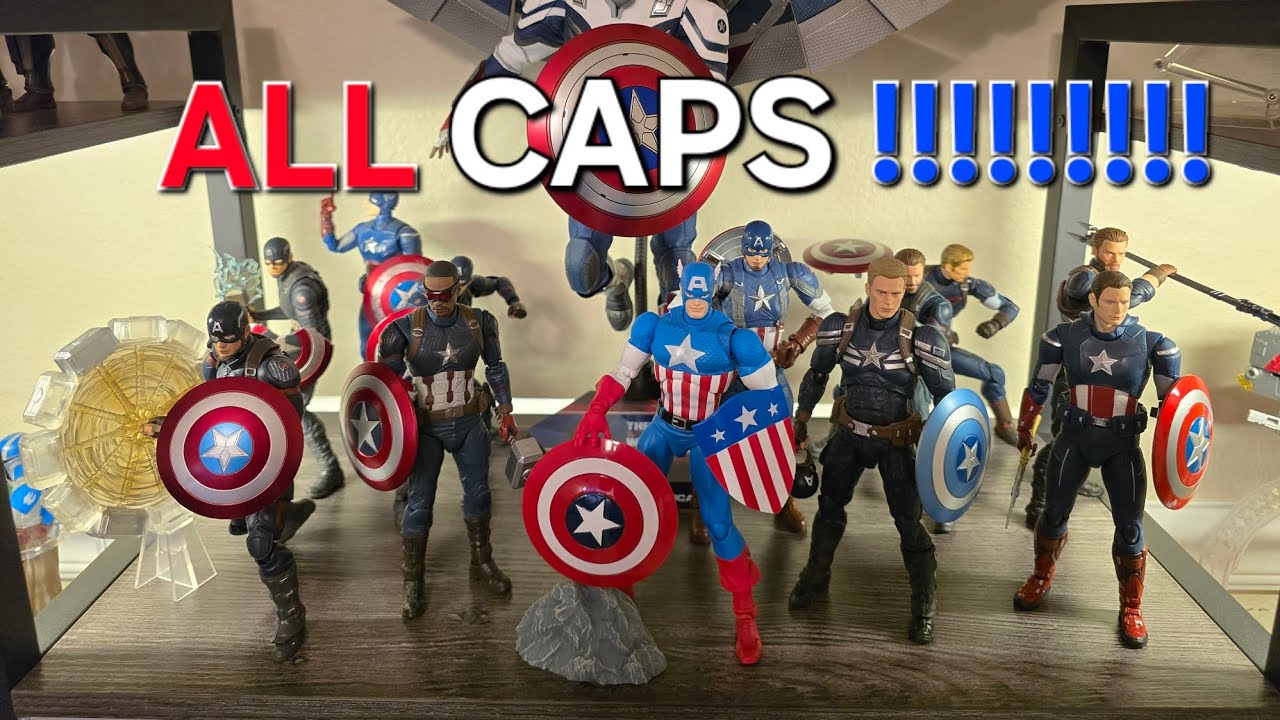 ALL CAPS!!!! Mafex Captain America Comic Review Alongside Every SH ...