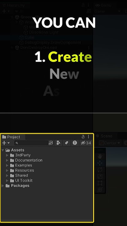 Unity Editor - The Project Window | #unity #unityengine #gamedev - YouTube