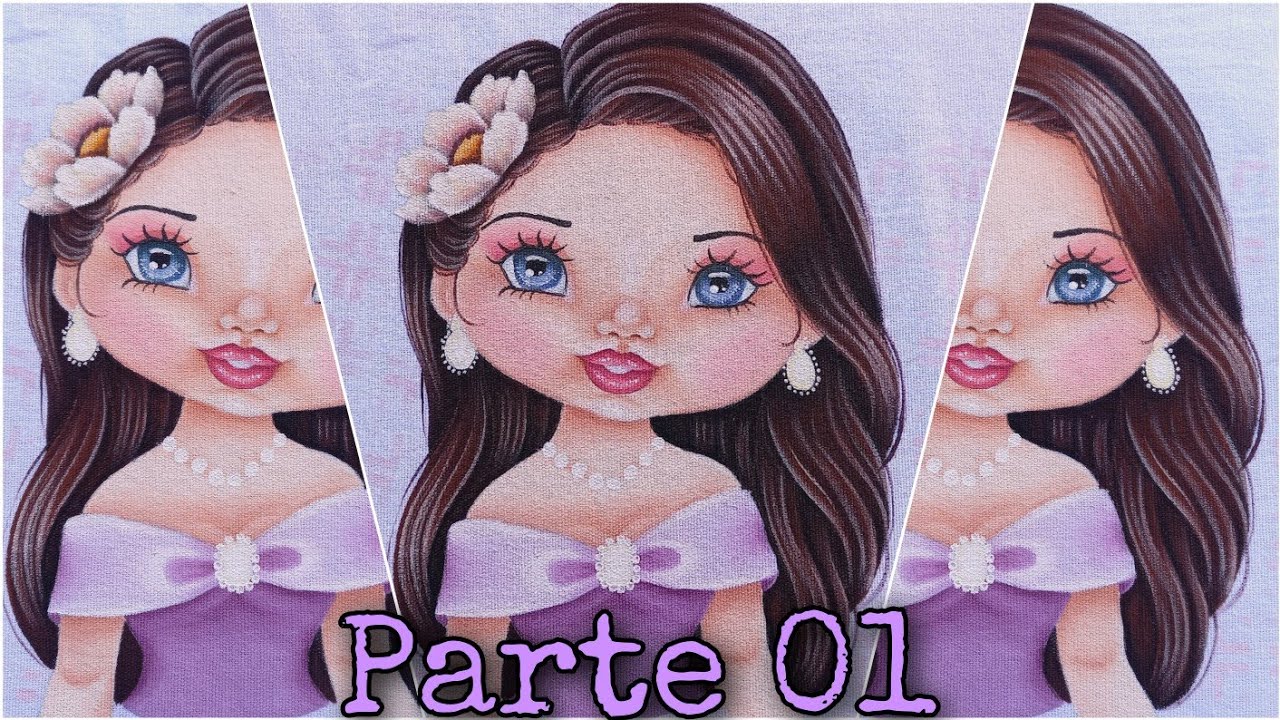PINTURA DE BONECA PARA PANO DE PRATO - APOSTILA 13 ROGÉRIO RODGER ...