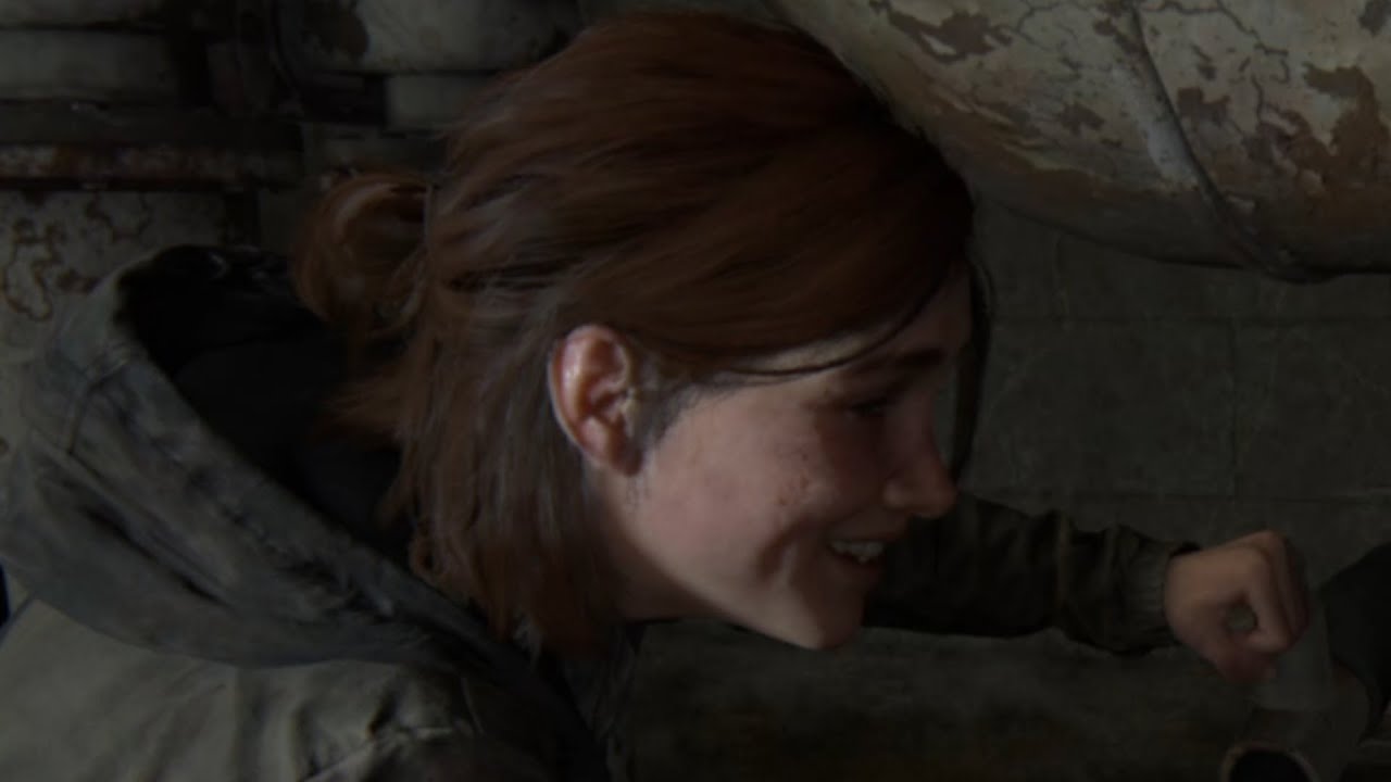 the last of us part 2 - ellie smiling (without mods) - YouTube