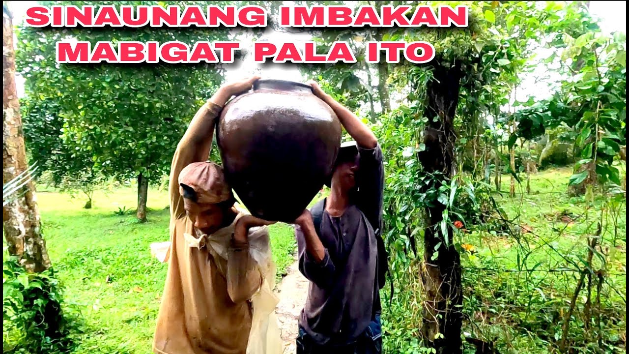 sinaunang imbakan tapayan or banga - YouTube