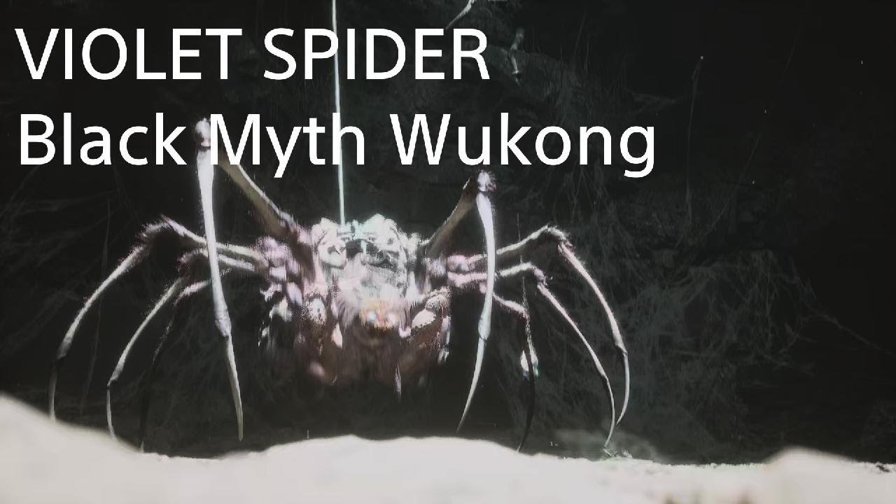 Black Myth: Wukong VIOLET SPIDER BOSS FIGHT - YouTube