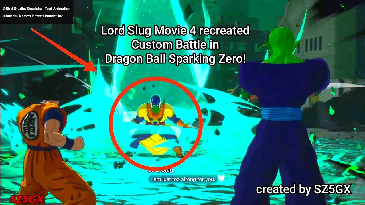 Lord Slug Movie 4 Recreated Custom Battle in Dragon Ball Sparking Zero ...