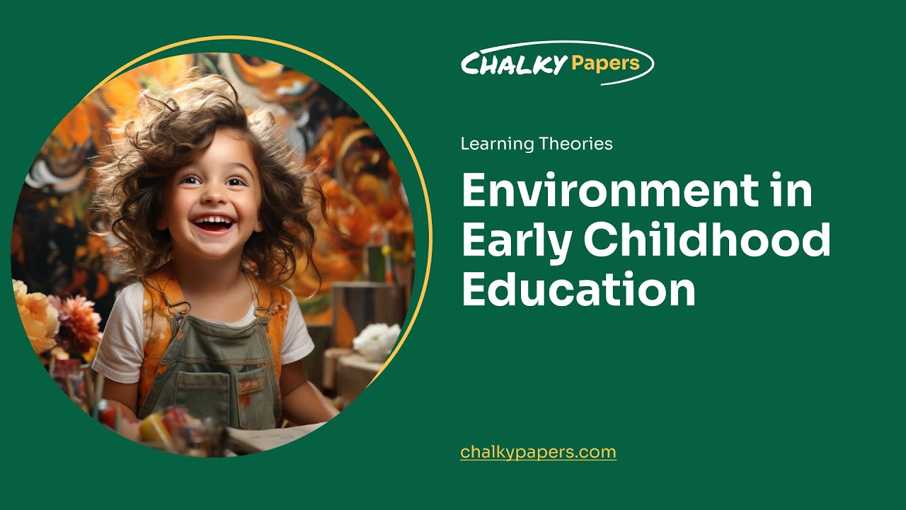 Environment in Early Childhood Education - Essay Example - YouTube