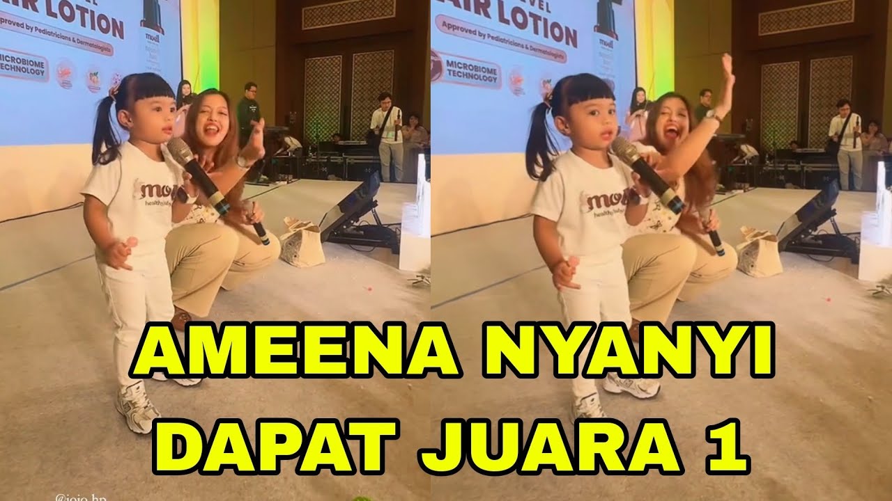 AMEENA NYANYI JUARA 1 SAMA PAPATTA - YouTube