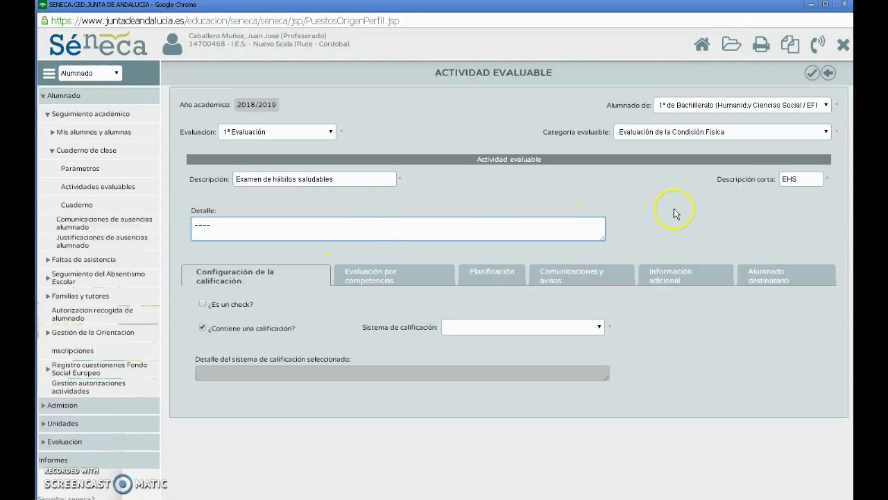 Cuaderno de Séneca - Actividades evaluables (actualizado a 17-4-19 ...