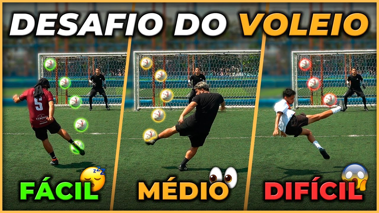 A CADA NÍVEL O VOLEIO FICA MAIS IMPOSSÍVEL!😱 *O ULTIMO É O PIOR* - YouTube