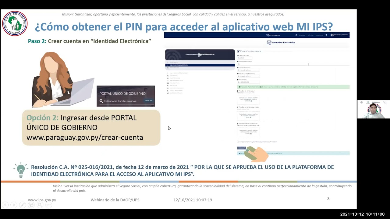 WEBINAR: MI IPS - APLICATIVO WEB. - YouTube