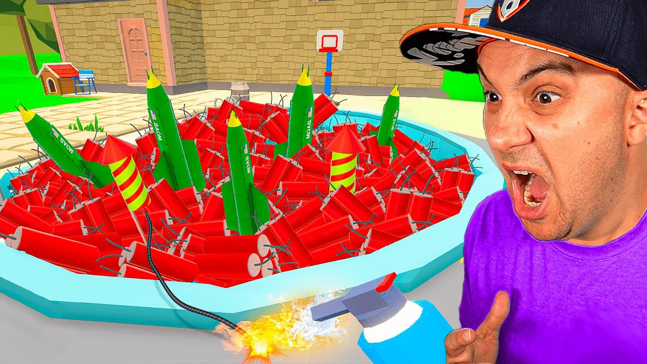 I Exploded 1,000,0000 Fireworks In Fireworks Mania - YouTube