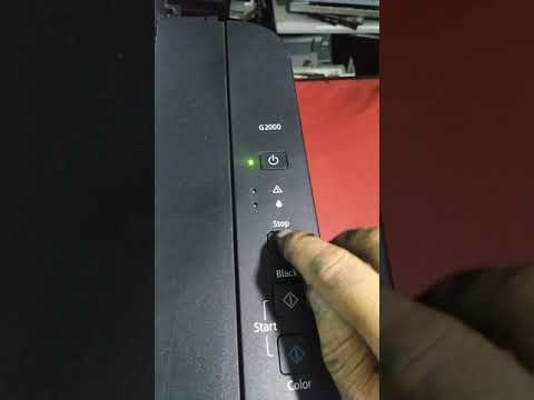 How to reset canon g2000 g3000 without software - YouTube
