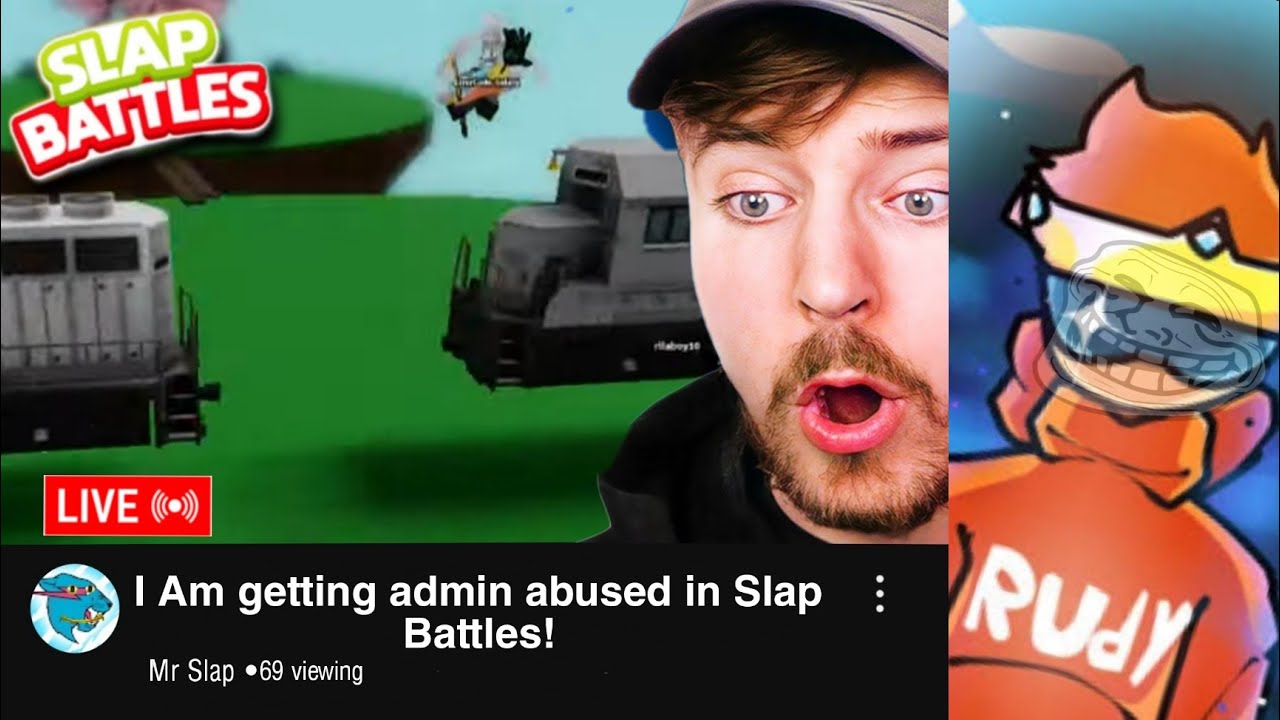 I Joined Slap Battles Streamers To ADMIN ABUSE On Them | Slap Battles ...