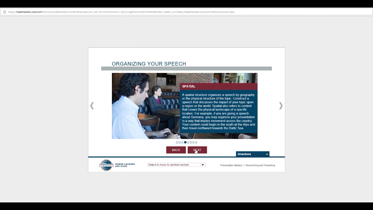 Completing a Toastmasters Pathways project - YouTube