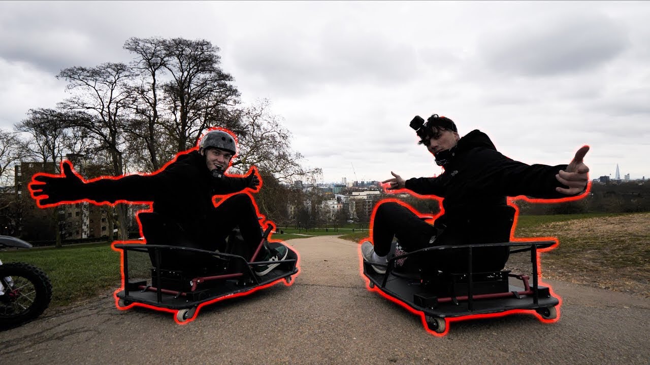 DOWNHILL CRAZY CARTS! (NO BRAKES) - YouTube