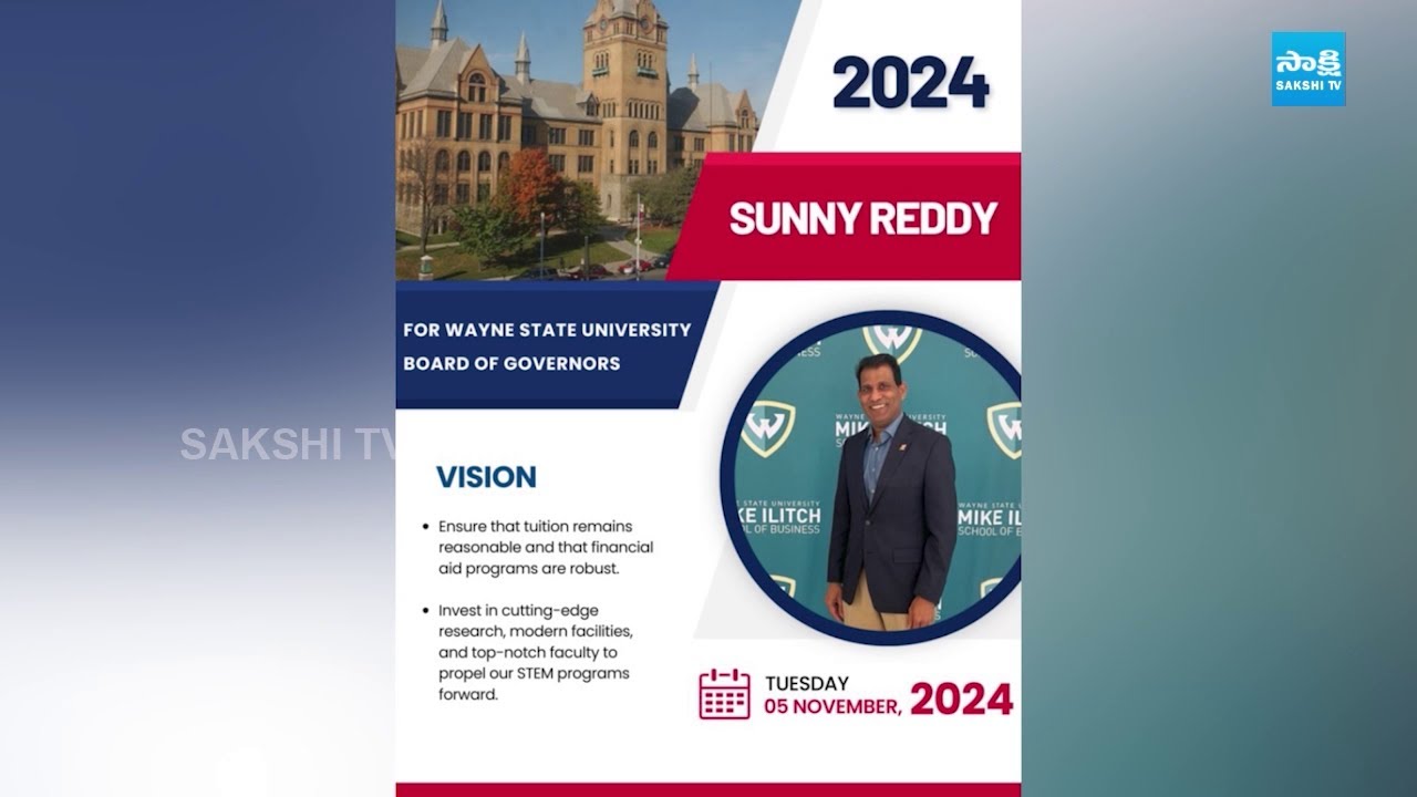 Sunny Reddy Elected to the Board of Governors Wayne State University ...
