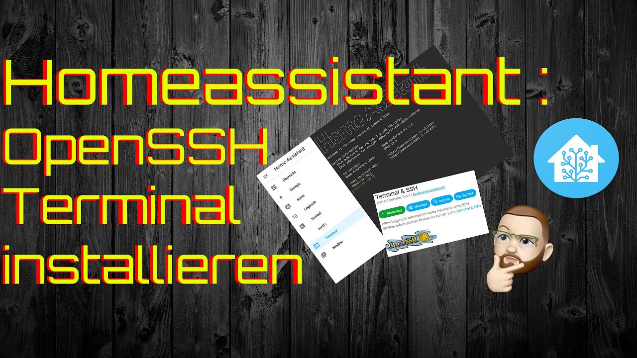 Homeassistant: OpenSSH Terminal installieren - YouTube