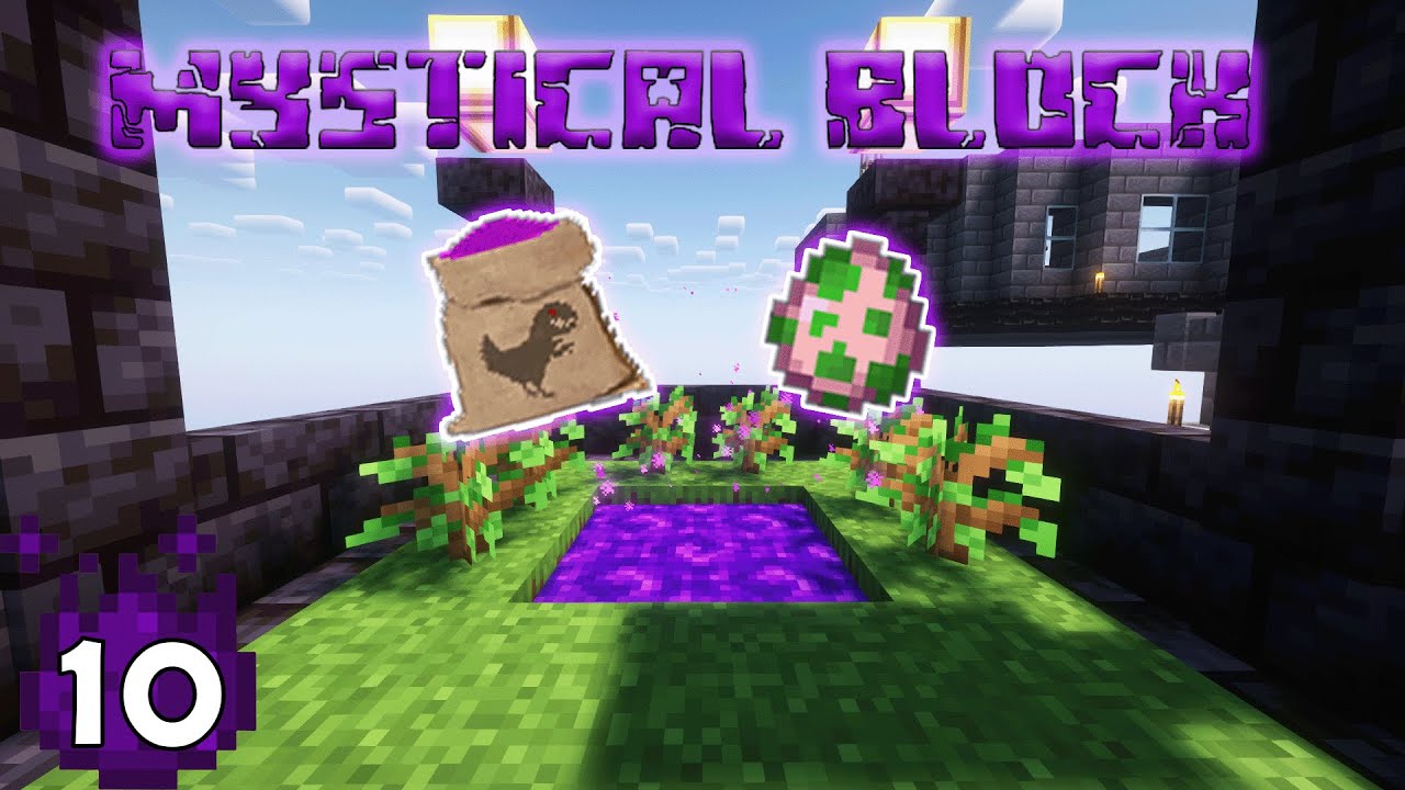 Mystical Block EP10 - Mob Farm Upgrade & Twilight Forest Prep - YouTube