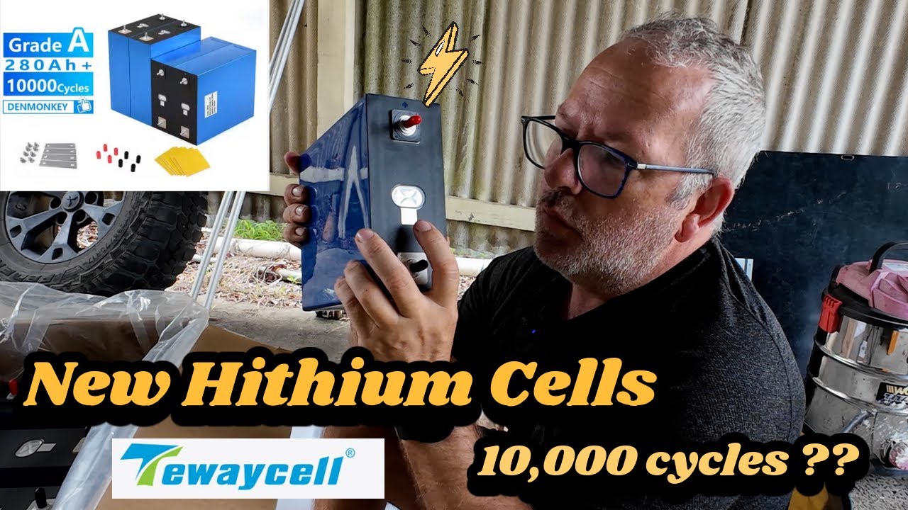 Tewaycells 10,000 Cycle 280Ah Hithium cells - YouTube