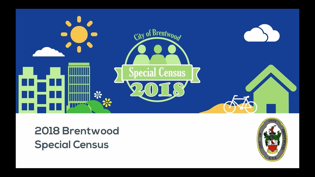 2018 Brentwood Special Census - YouTube
