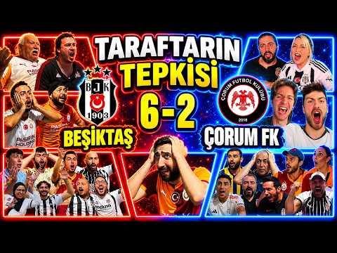 GOL YAĞMURU🔥🤩 VLAHOVIC HAT-TRICK YAPTI, STAT YIKILDI 🦅🔥 BEŞİKTAŞ 6-2 ÇORUM FK | TARAFTARIN TEPKİSİ