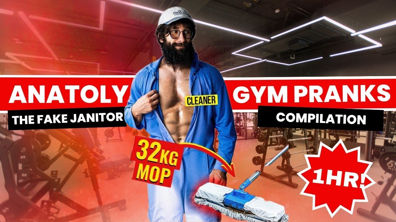 Anatoly GYM PRANK - GUARANTEED TO LAUGH! Over 1 Hour of Hilarious GYM ...