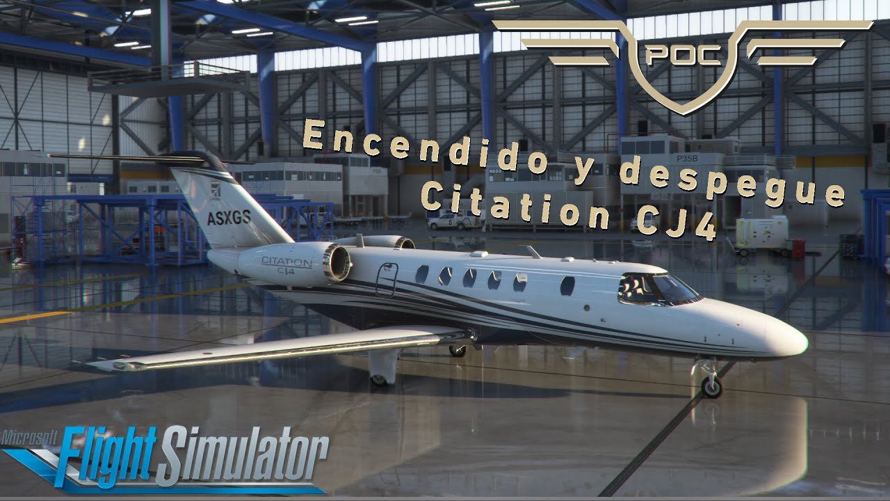 ️ Tutorial Cessna Citation CJ4 | Inicio y Despegue | Microsoft Flight ...