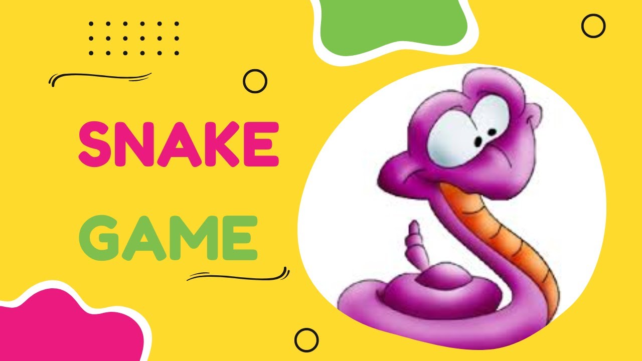 Fun Snake Game for Kids - YouTube