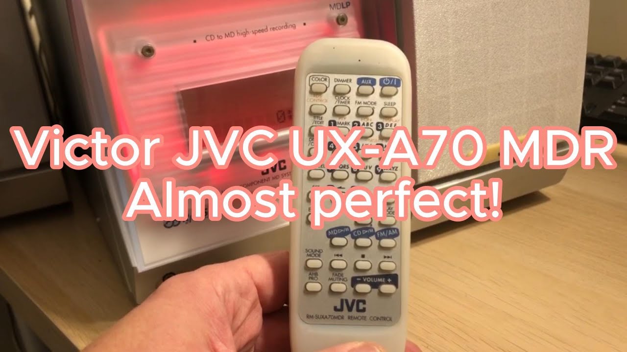 JVC UX-A70 MDR Minidisc player recorder - Grab one while you still can ...