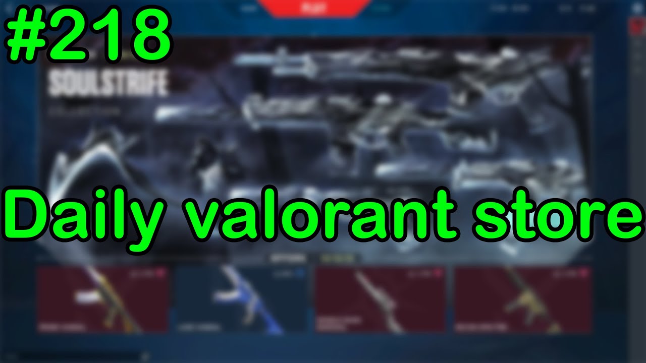 Daily valorant store - I got Prime Vandal (Day218) - YouTube