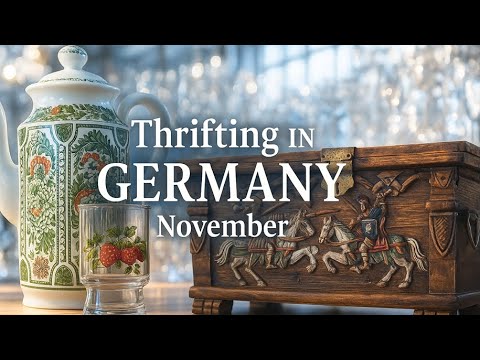 #8 Vintage-Schatzsuche in Deutschland 🖤❤️💛 | Second-Hand-Laden ❄️ Untertitel einschalten!