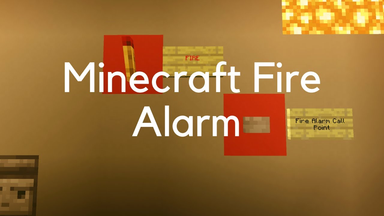 Fire Alarm System Test And Sprinkler Test | Minecraft - YouTube