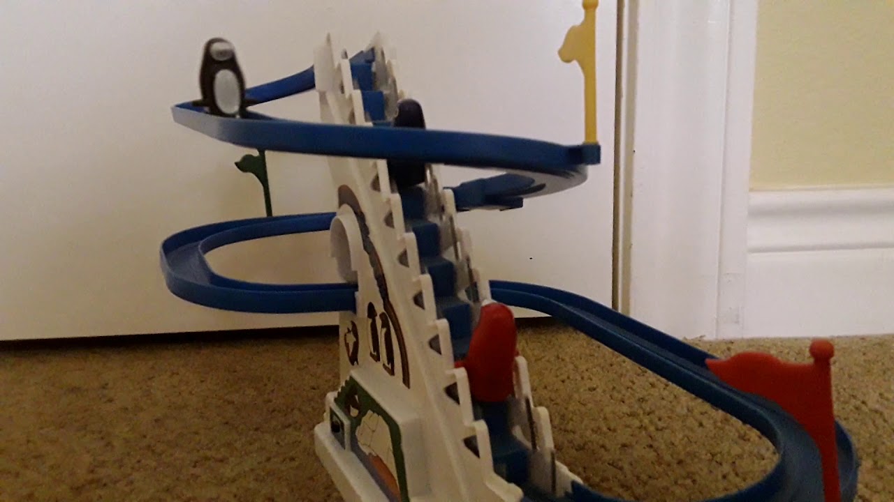Playful Penguin Race Toy - YouTube