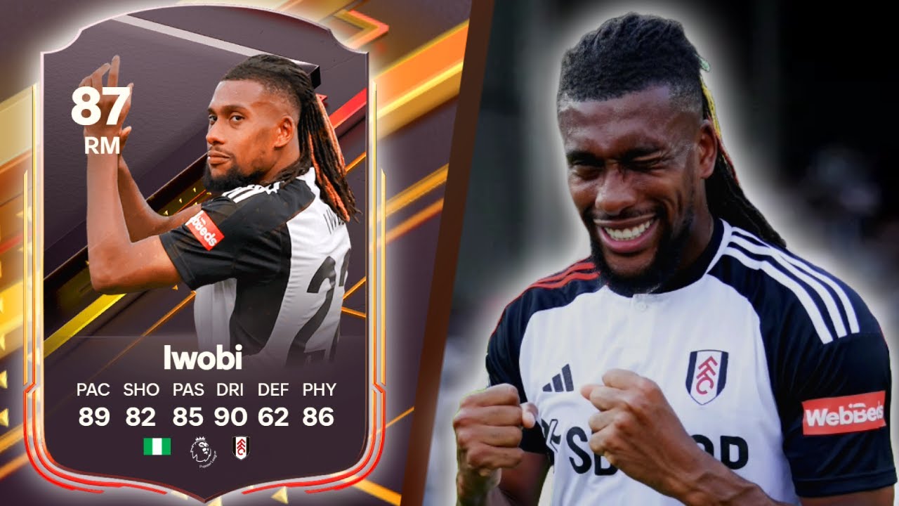 87 Storyline Iwobi is the BEST Level 19 Option! 👏 EA FC 24 Player ...
