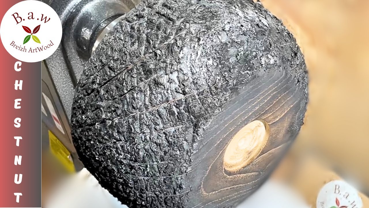 Wood Turning -A Shock Treatment for a Sublime Effect👍 - YouTube