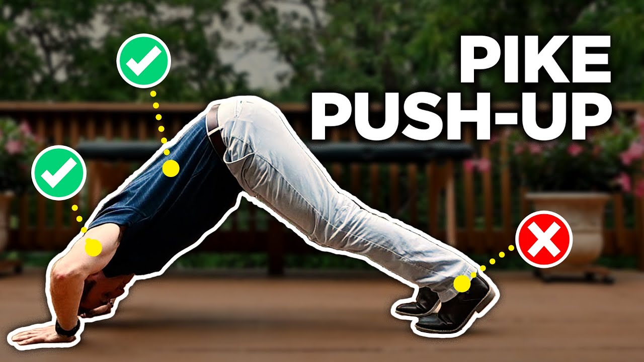 Switch Up Your Boring Push-Ups I How To Do A Pike Push-Up Beginners ...