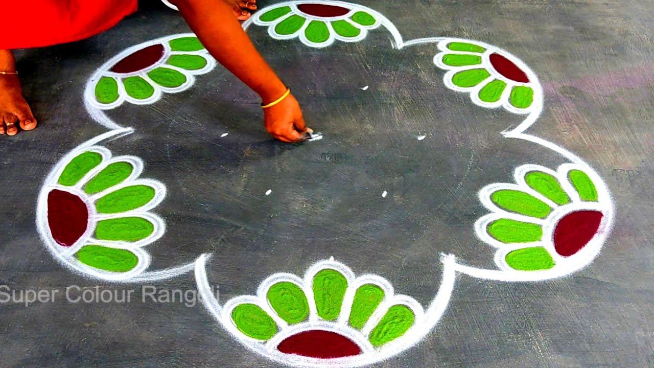 Easy Pongal Rangoli kolam 2025 new deisgns🌹Sankranthi muggulu big🌹bhogi ...