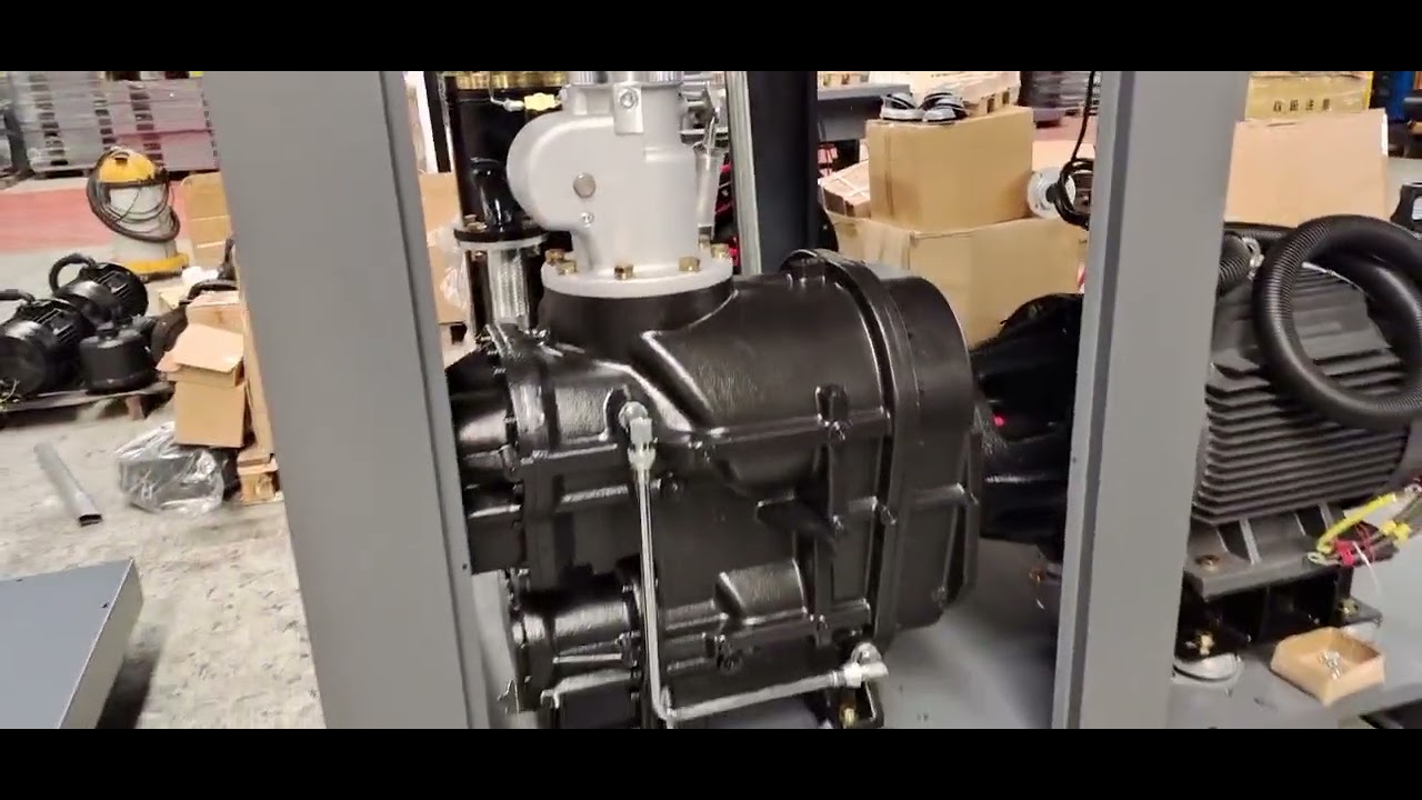 two stages compressor - YouTube