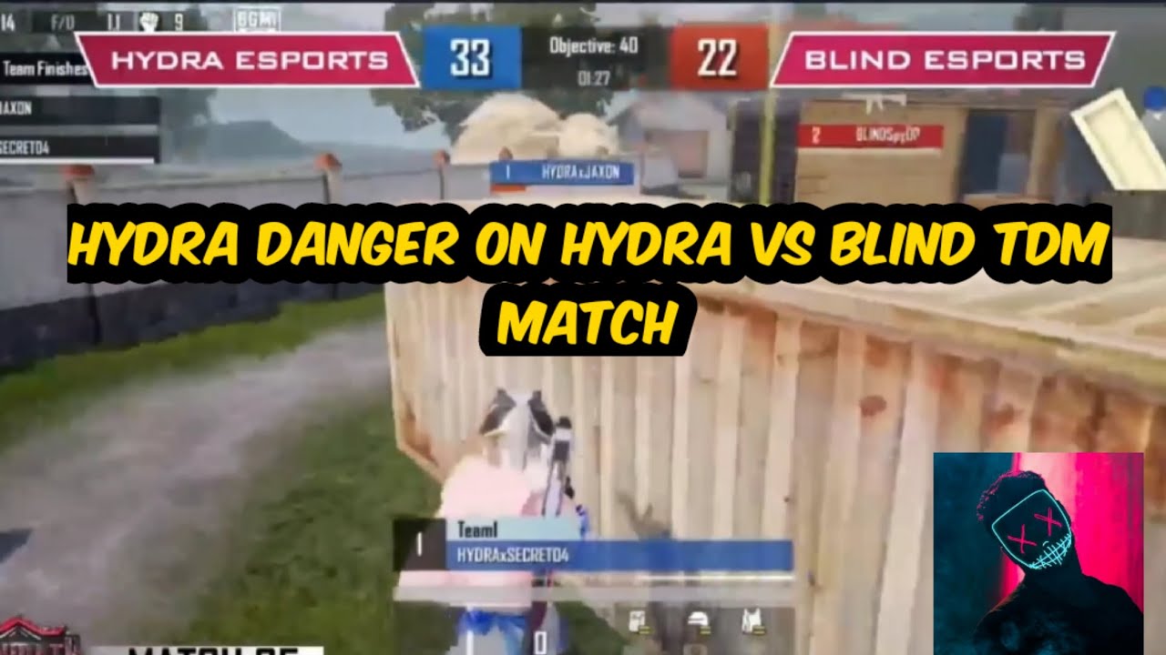 hYDRA DANGER REACT ON HYDRA VS BLIND TDM BATTLE BGMI - YouTube