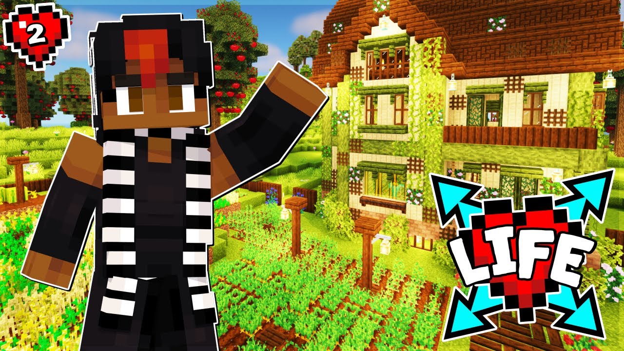 Starter Base! | Birthday Celebration! | Minecraft X Life SMP - YouTube