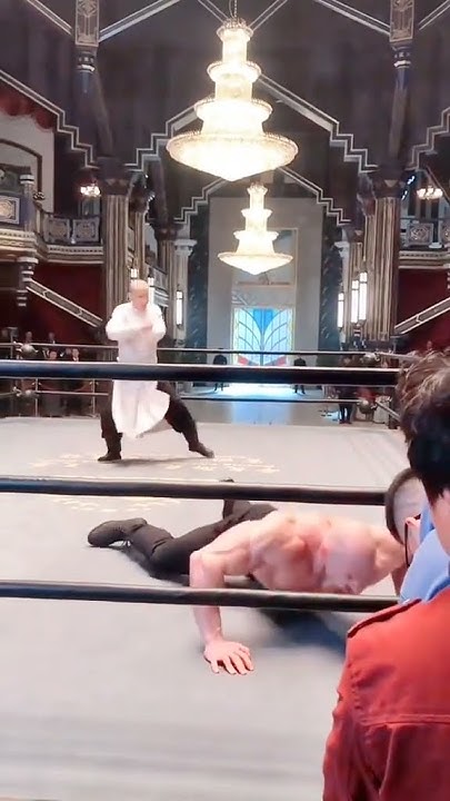 Huo Yuanjia VS American Hercules The water is too obvious Filming scene - YouTube