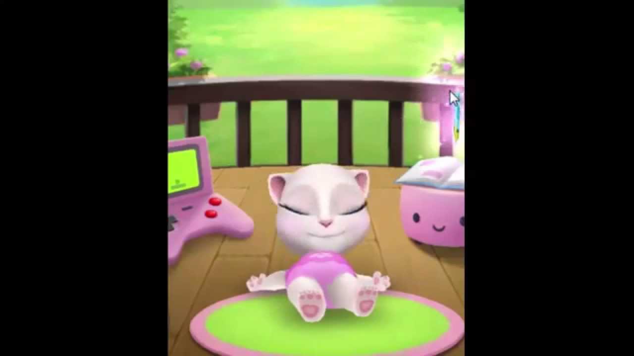 Rock a bye Baby ♥ Talking Angela song for baby ♥ Nursery rhymes song ...