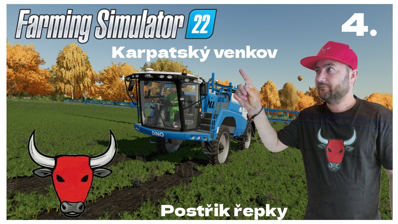 Farming simulator 22 | Karpatský venkov #4 Postřik řepky | Lets play ...