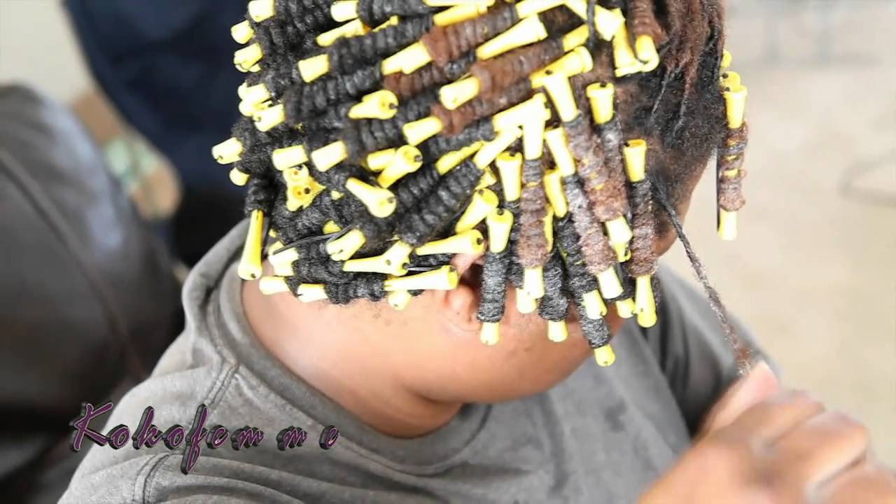 Koko's Loc Chronicles Vol 33: How to rod your locs - YouTube