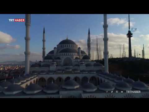 Cumhurbaşkanı Erdoğan Çamlıca Camii'nde incelemelerde bulundu