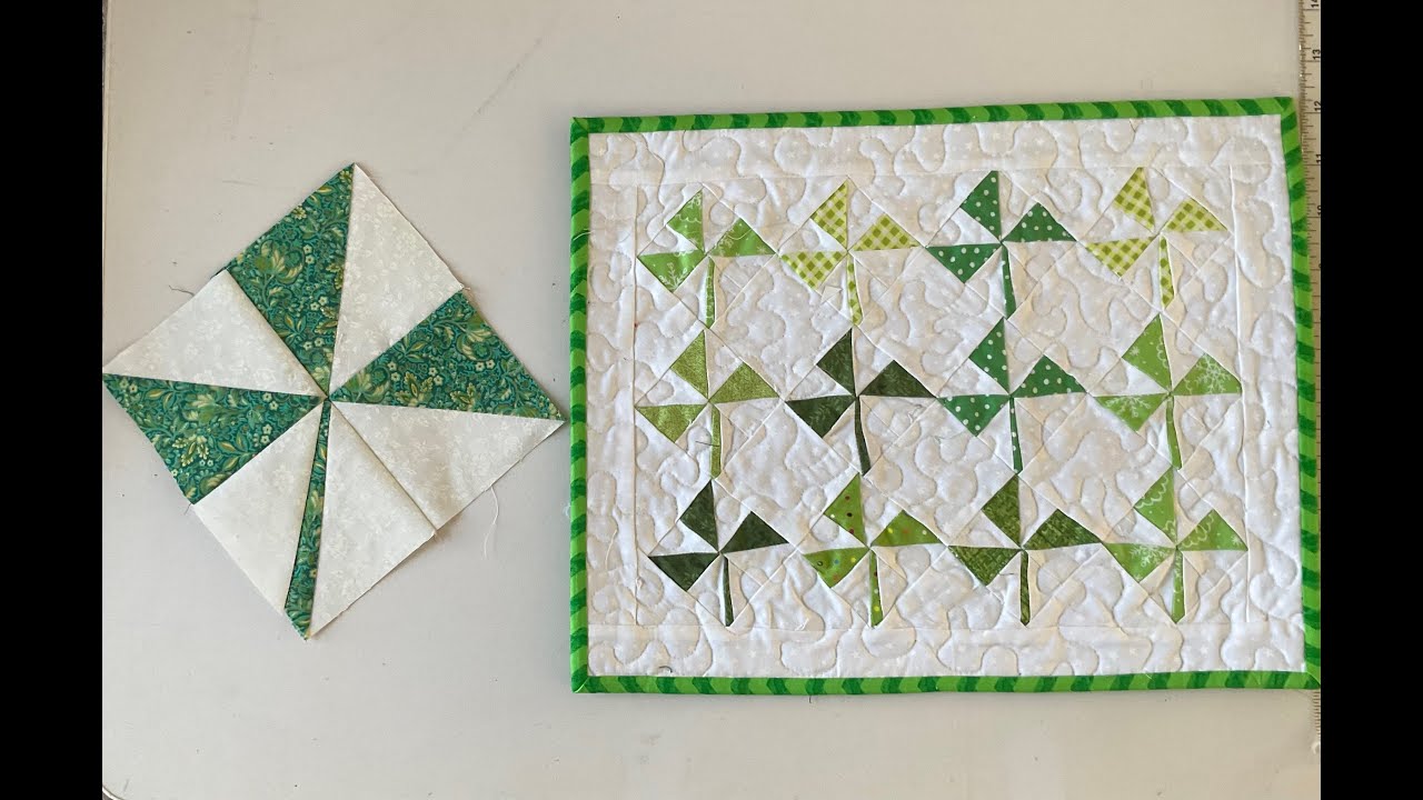Shamrock Block and Easy Half-Square Triangle One-Step Trimming Hack ...
