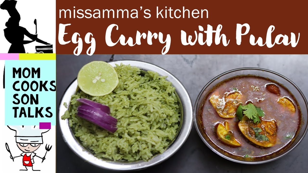 Egg Rice Recipe: Egg Curry & Pulav | अंडा करी और पुलाव | Egg Masala ...
