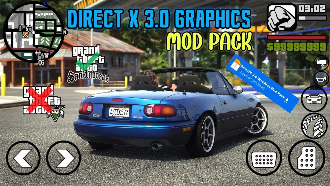 How To Install Direct X 3.0 Graphics Mod Pack For Gta San Andreas ...
