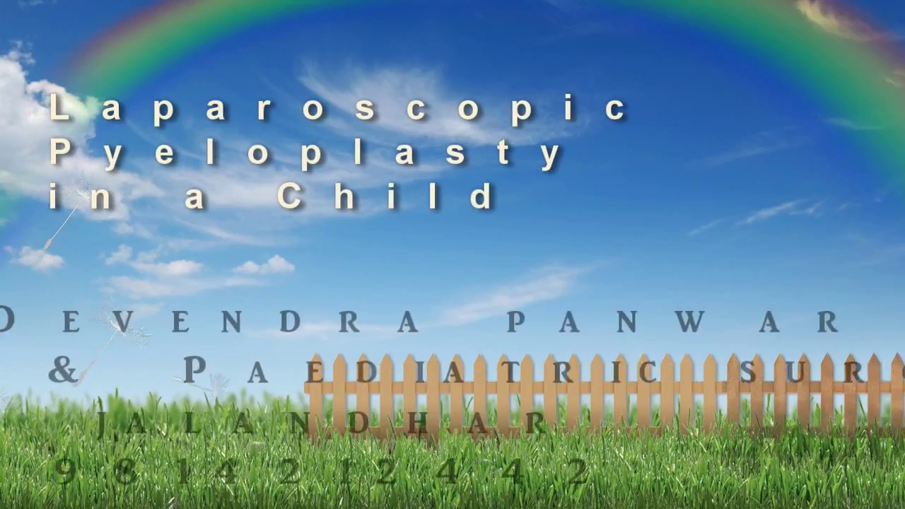 LAPAROSCOPIC PYELOPLASTY IN AN INFANT - YouTube