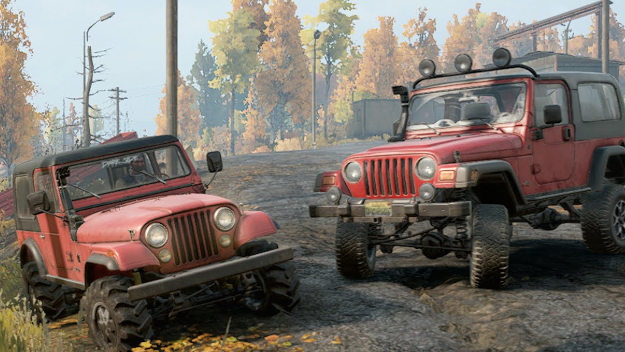 Snowrunner - Jeep LJ & Jeep CJ 7 DLC Options - YouTube