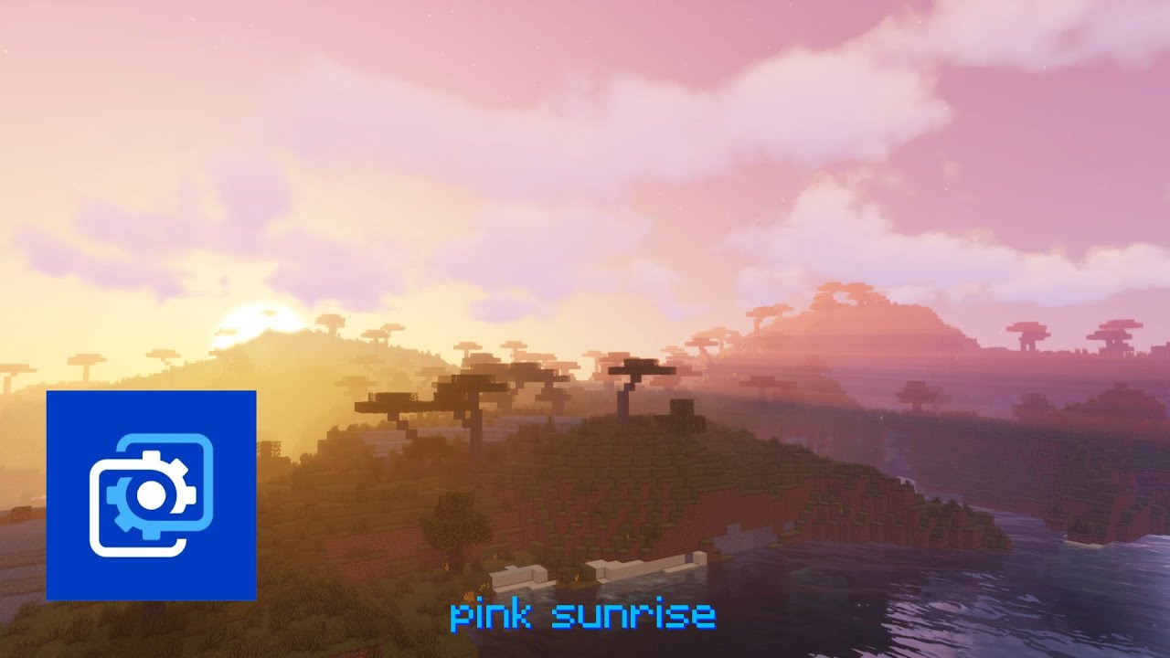Minecraft Live Wallpaper - Pink Sunrise (Available in Wallpaper Engine ...
