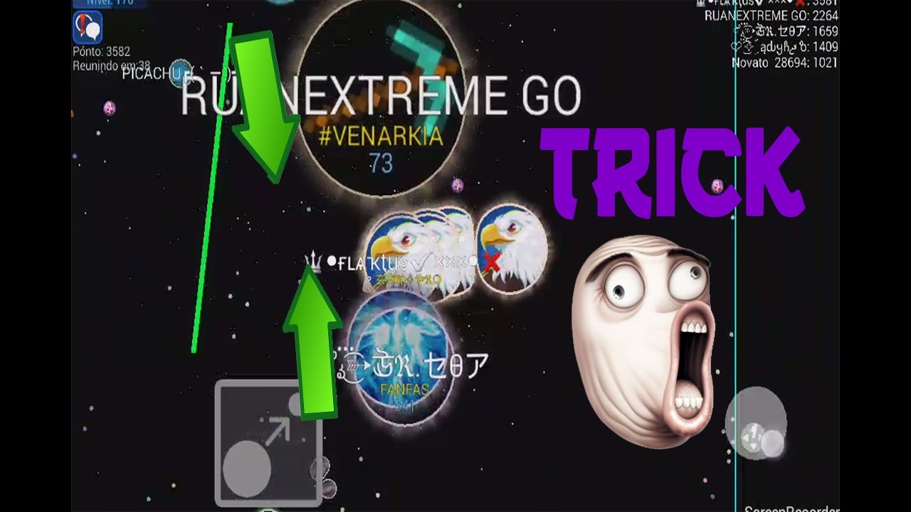 Nebulous - FFA Mayhem • jogadas incríveis LINE SPLIT/TRICK SPLIT - YouTube